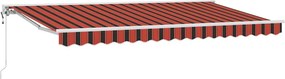 Rám markýzy Oranžová a Černá 350 x 200 cm 3329662