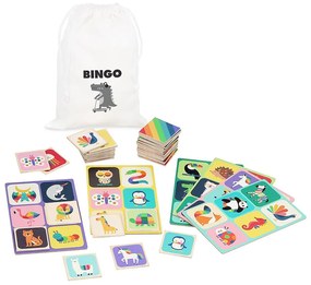 Vilac Dřevěné bingo duhová zvířata