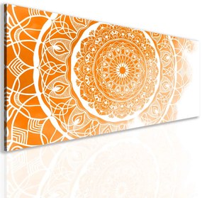 Obraz mandala Orange Velikost (šířka x výška): 150x70 cm