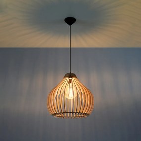 Sollux Lighting Závěsné svítidlo APRILLA dřevo