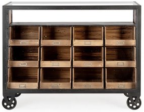BIZZOTTO Dřevěná komoda MINDIL 122 cm 0721500