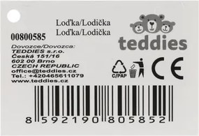 TEDDIES Plachetnice do vody 12x21 cm / Hračka do vody / Plast / 2 barv