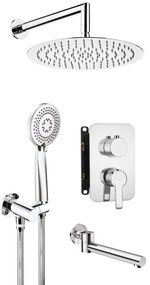 Deante Concealed shower set, with bath spout