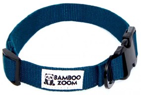 Bamboo Zoom Obojek pro psy modrý S