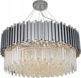 Pipe Organ Crystal Chandelier Chrome – křišťálový lustr 60 cm