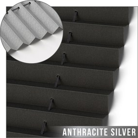 Plisa Termoizolaení plisovaná roleta Anthracite Silver 34 cm x volitelná výška