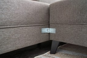 Hanah Home Šestimístná pohovka EFSUN hnědá 300 cm