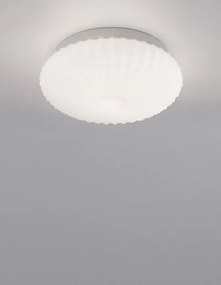 Designové stropní svítidlo Clam 30 bílé