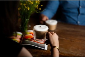 Skleněné šálky v sadě 2 ks na cappuccino 250 ml Livio Duo – Vialli Design