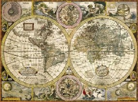 Clementoni - Puzzle 3000 Mapa antická