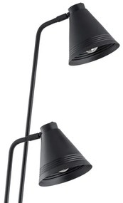 Argon 7077 - Stojací lampa AVALONE 2xE27/15W/230V černá
