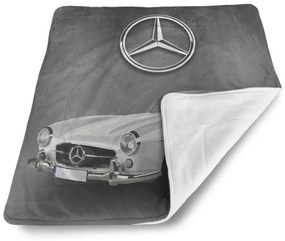 Sablio Deka pro miminko Mercedes-Benz 300 SL Šedé pozadí - 90x120 cm