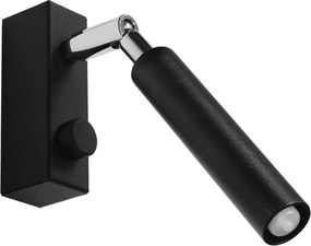Sollux Lighting Nástěnné svítidlo EYETECH 1 černé