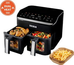 TESLA AirCook DualHeat QD464 XXL - Horkovzdušná fritéza