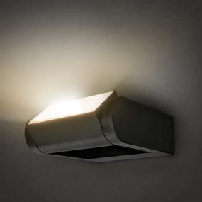 Brilagi - LED Venkovní nástěnné svítidlo CROTONE LED/7W/230V černá IP54