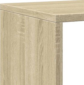Knihovna dub sonoma 137,5 x 29 x 137,5 cm kompozitní dřevo 3310291