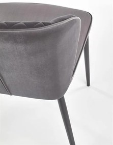 HALMAR K399 židle šedá
