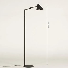 Stojací designová lampa Florentia Nero