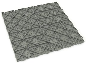 Plastová dlažba Linea Marte 56,3 x 56,3 x 1,3 cm, světle šedá