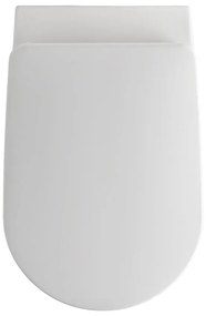 Kerasan, NOLITA WC sedátko, SLIM, Soft Close, bílá, 539101