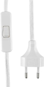 Bílá stolní lampa z materiálu bouclé (výška 58 cm) Philo – Ellos Home