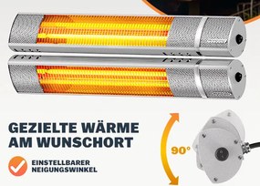 Infrazářič MZH2000 černý 2000W