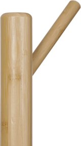 Stojanový věšák bambusový hnědý DR-N1004 WT