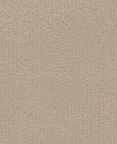 Béžová vliesová tapeta s geometrickým vzorem 312432 | Lepidlo zdarma