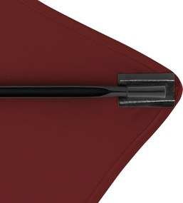 Doppler ACTIVE zahradní slunečník 200 x 120 cm bordó