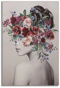 Obraz LADY FLOWER -B- 80X2,8X120 cm