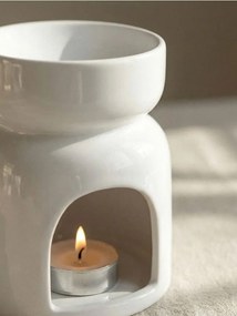 Sinsay - Keramická aromalampa na čajovou svíčku - krémová