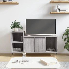 vidaXL TV skříňka 100x35x55 cm kompozitní dřevo [831308] Barva: šedá sonoma