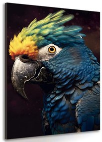 Obraz modro-zlatý papoušek Varianta: 60x90