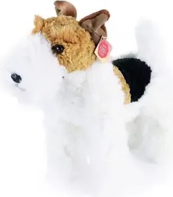 RAPPA Plyšový pes foxteriér Dášenka stojící 30 cm / ECO-FRIENDLY  / od