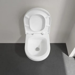 VILLEROY & BOCH Villeroy &amp; Boch ARCHITECTURA - WC mísa bezrámová, 530x370 mm, závěsný model, bílá Alpin CeramicPlus 5684R0R1