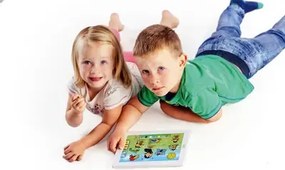 TEDDIES Dotykový tablet Mraveneček / 30 x 20 cm / od 12 měsíců / na ba