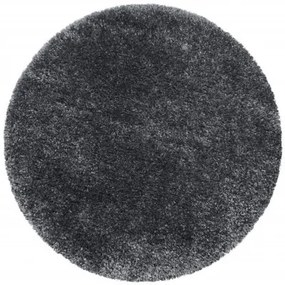 Ayyildiz koberce Kusový koberec Brilliant Shaggy 4200 Grey kruh - 80x80 (průměr) kruh cm