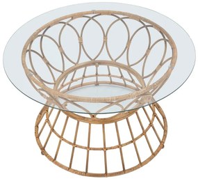 Designový konferenční stolek Gennipha 75 cm hnědý