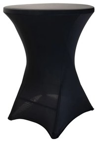 AKCE: UBRUS ZDARMA - Skládací bistro stolek IVAN průměr 80 cm Barva: ČERNÁ / BLACK