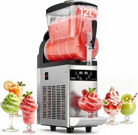 Výrobník mražených nápojů 12 L Komerční Slushy Stroj Margarita Smoothie