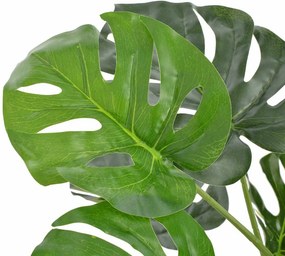 Umělá rostlina monstera s květináčem zelená 100 cm 280182