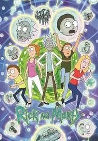 CLEMENTONI Puzzle Rick  Morty: Multivesmírná koláž / 1000 dílků / od 1