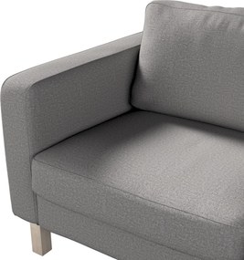 Potah na pohovku IKEA  Karlstad 2-místná, nerozkládací, krátký barva šedá látka pletený vzor
