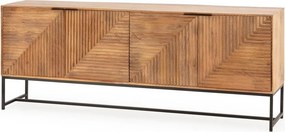 Komoda z mangového dřeva v přírodní barvě 210x80x40 cm Nereida – MOME