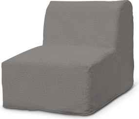 Potah na křeslo Lycksele jednoduchý barva šedá látka pletený vzor