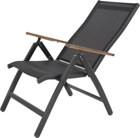 Doppler EXPERT antracit Wood Plus - zahradní souprava polohovací 4+1