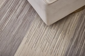 Diamond Carpets India, Ručně vázaný kusový koberec Prism Sand DESP P120 Stone Mix, 140x200, šedá, ložnice