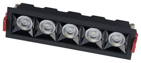 MIDI LED BLACK 20W 3000K RECESSED - 10062