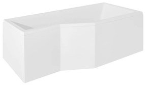 Besco Integra akrylátová vana s dvoudílnou zástěnou Délka vany: 150cm, Orientace: Levá