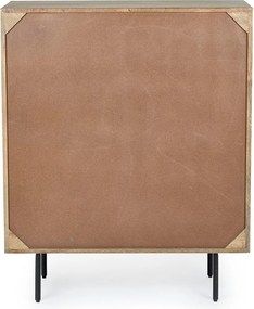 Skříňka z mangového dřeva v přírodní barvě 92x110x40 cm Darsey – Bizzotto
